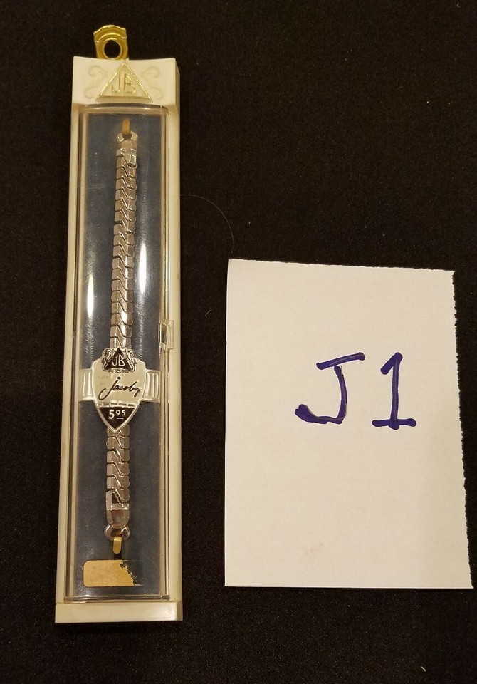 Vtg. JB Jacoby - Bender Champion Ladies Watch Band - NOS Silver-Tone ...