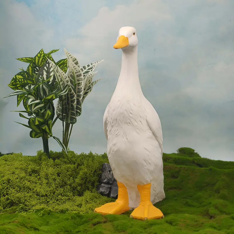 15" tall goose duck porch mold latex and fiberglass new mold concrete ...
