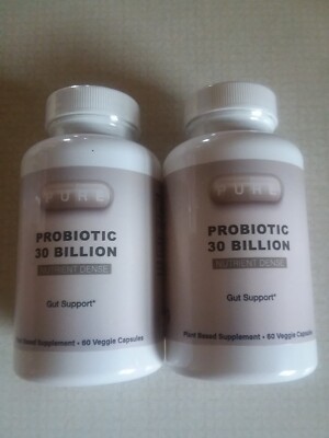 Pure Probiotics - Improve Digestion and Boost Gut Health 30 Billion 2 ...
