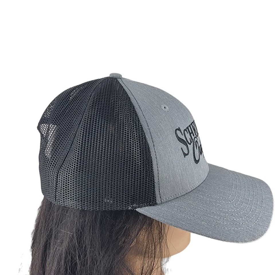 Scheels Outfitters Truckers Snapback Baseball Cap Hat Grey Black | eBay