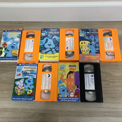 Vintage Nickelodeon Vhs Lot Blue S Clues Grelly Usa