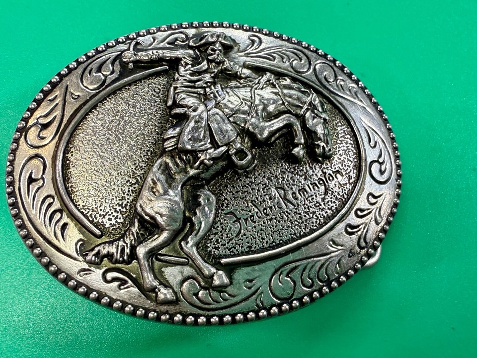 Frederick Remington Art Museum The Broncho Buster American Artist Belt ...