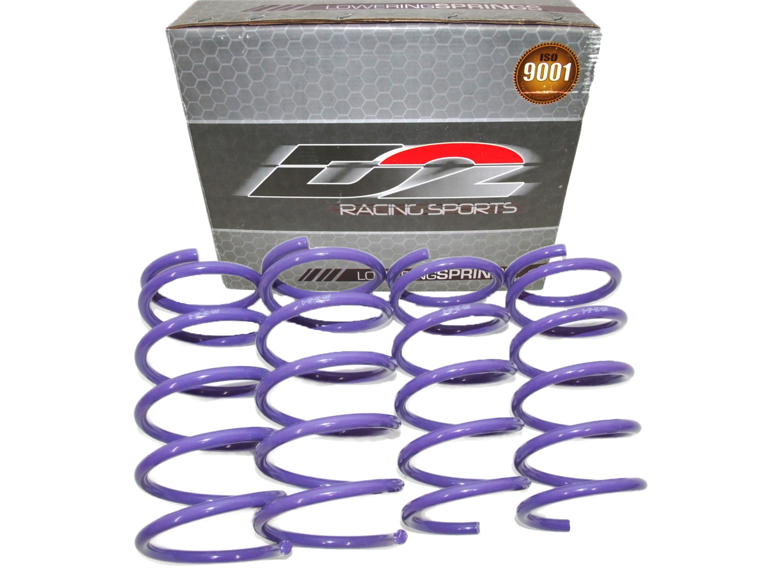 D2 Racing Lowering Springs for 13-20 FRS FR-S BRZ 86 GT86 [1.75"F/1.25 ...
