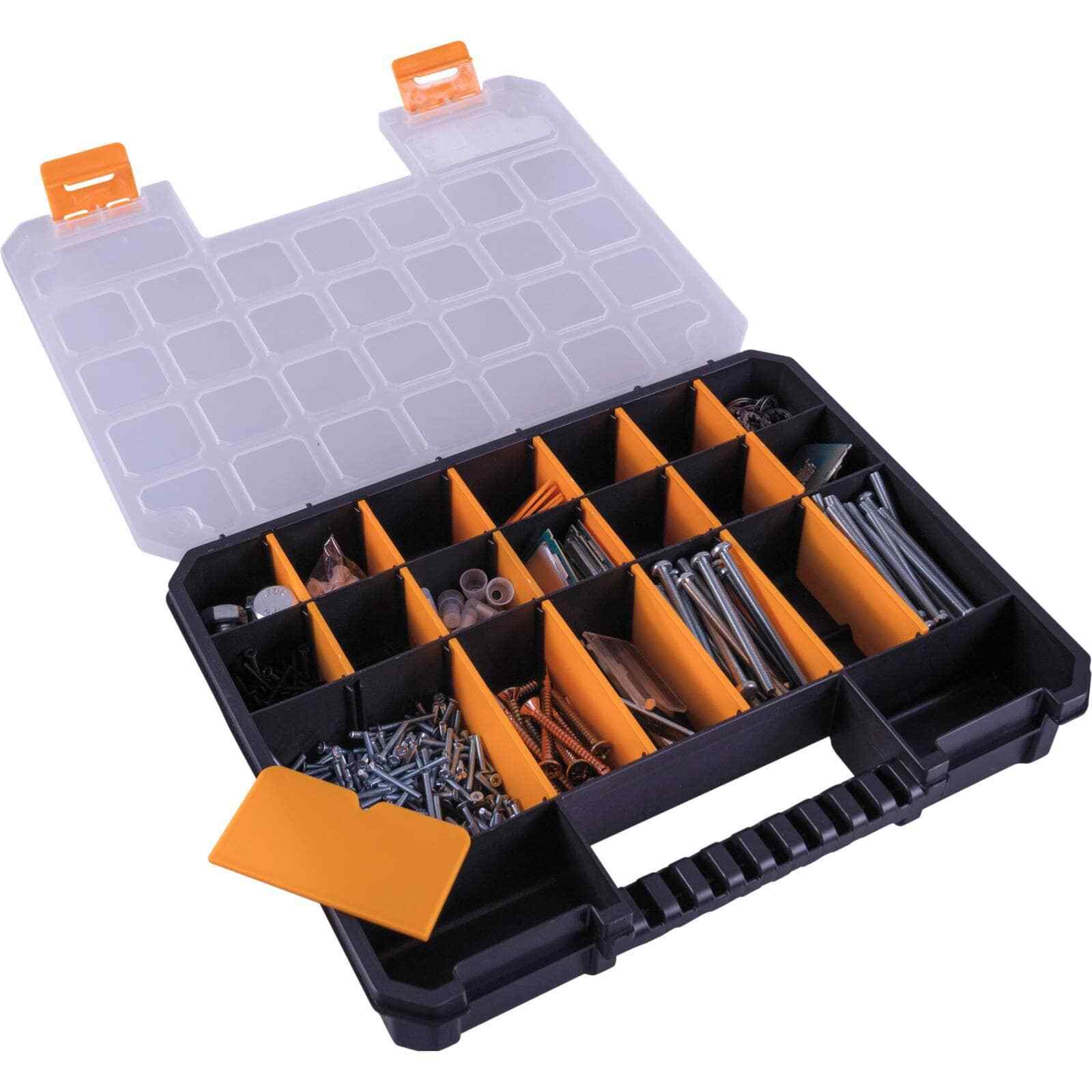 Screw Nail Nuts Storage Box Compartment Slim Organiser Toollab Garage ...