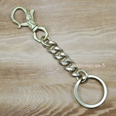 Solid Brass Key Chains Key Holder Wallet Car Keychains Keyrings Belt ...