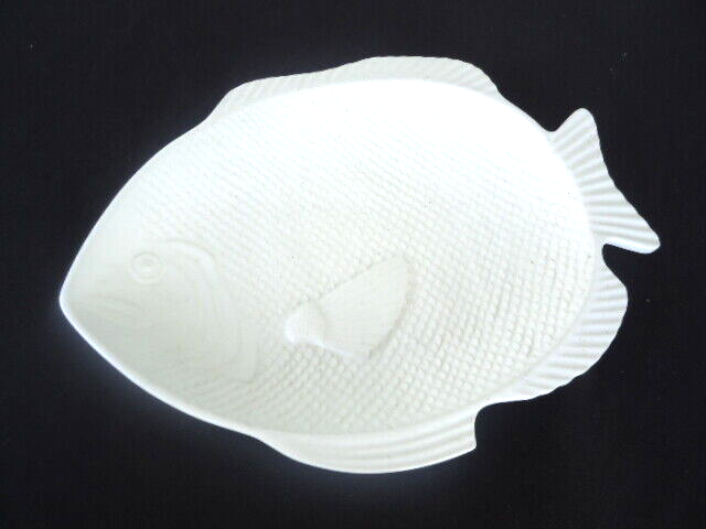 vintage retro white fish shaped platter bowl dish Japan 29cm | eBay ...