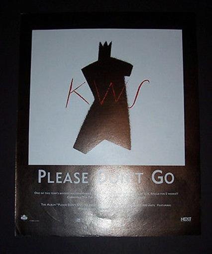 KWS Please Don't Go 1992 Short Print Poster Type Advert, Promo Ad | eBay