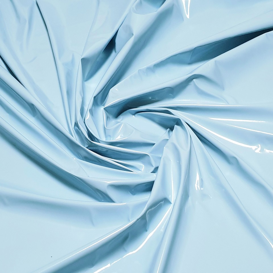 SHINY HIGH GLOSS PVC STRETCH RUBBER VINYL PLEATHER GOTH FETISH CLOTH ...