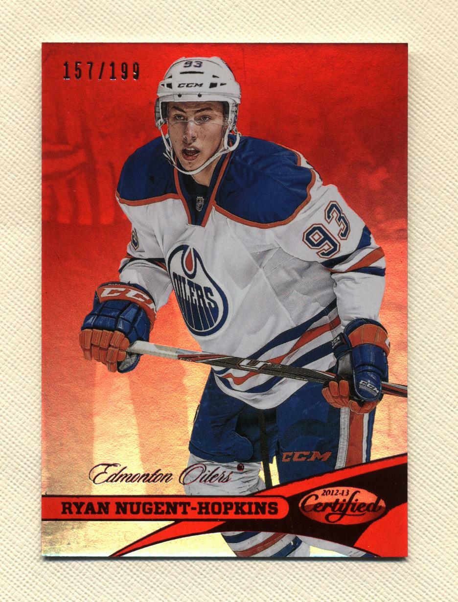 2012-13 Panini Certified Hockey Ruby Ryan Nugent-Hopkins (Oilers) # 157 ...