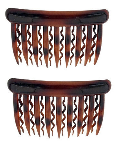 French Side Hair Combs in Wavy and Straight Tortoise Shell Combs ...