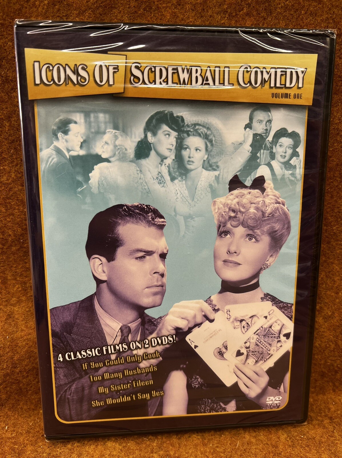Icons of Screwball Comedy - Vol. 1 (DVD, 2-Disc Set) Jean Arthur NEW ...