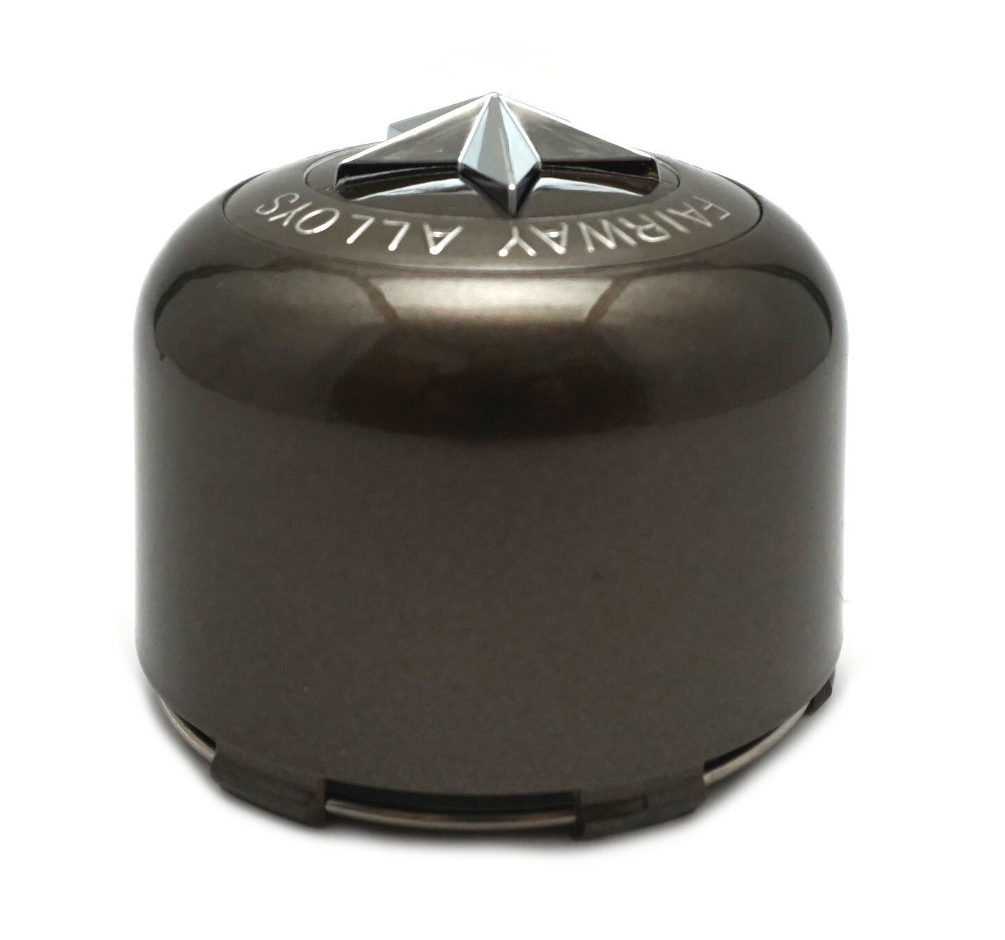 Fairway Alloys Gloss Bronze Center Cap 2.875"OD 2.5"H Snap-In Closed ...