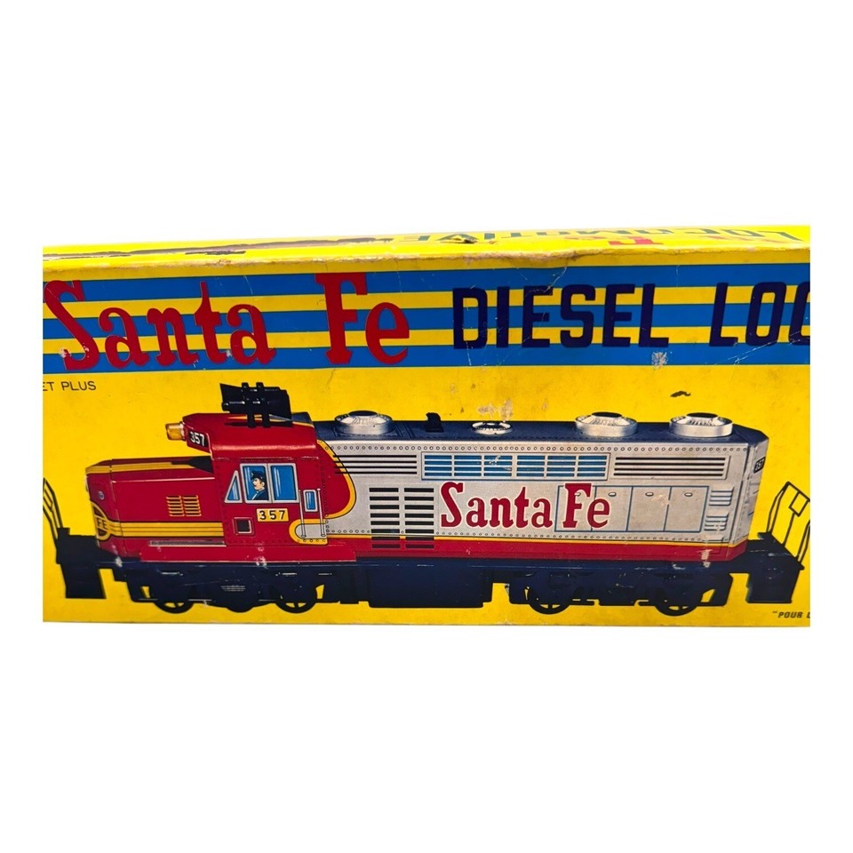 Vintage MT Modern Toys Masudaya Japan Tin Santa Fe 357 Diesel ...