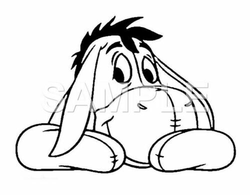 Disney Eeyore Decal Sticker Car Truck Window Vinyl (any color) | eBay
