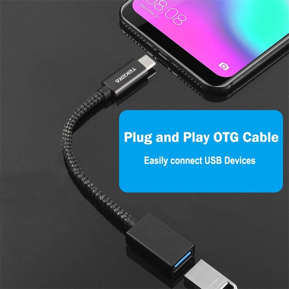 USB-C OTG Data Adapter USB Type C Male to USB 3.2 A Female Cable ...