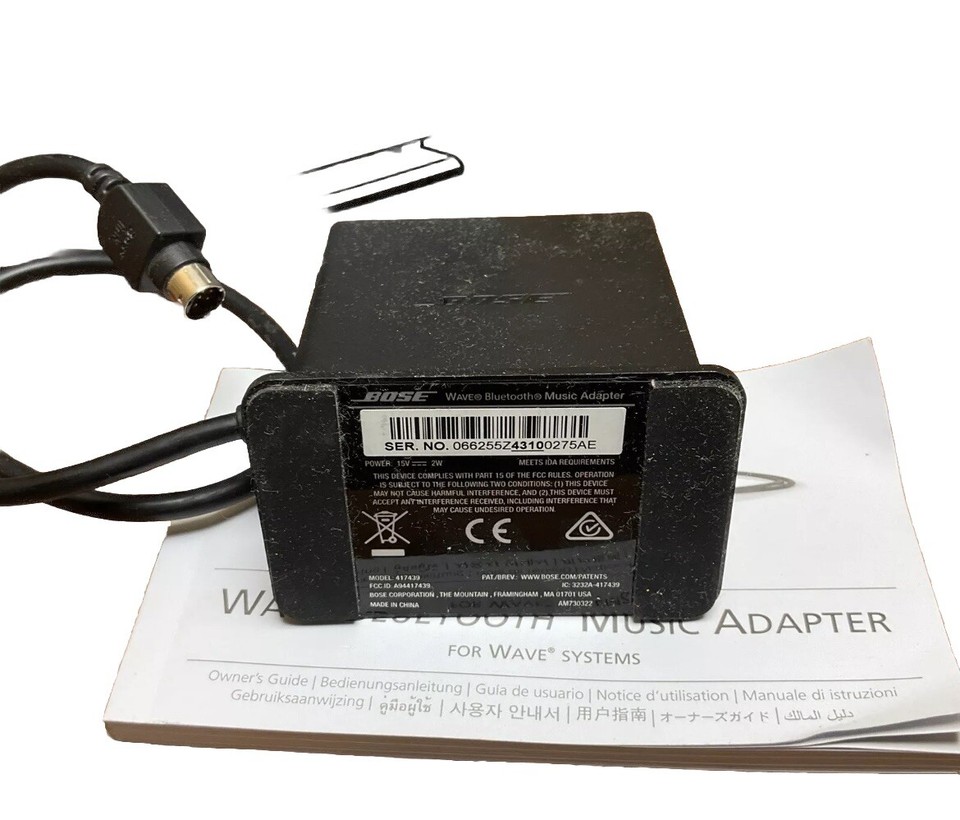 Bose Wave Bluetooth Music Adapter For Wave Music System Used 417439 | eBay