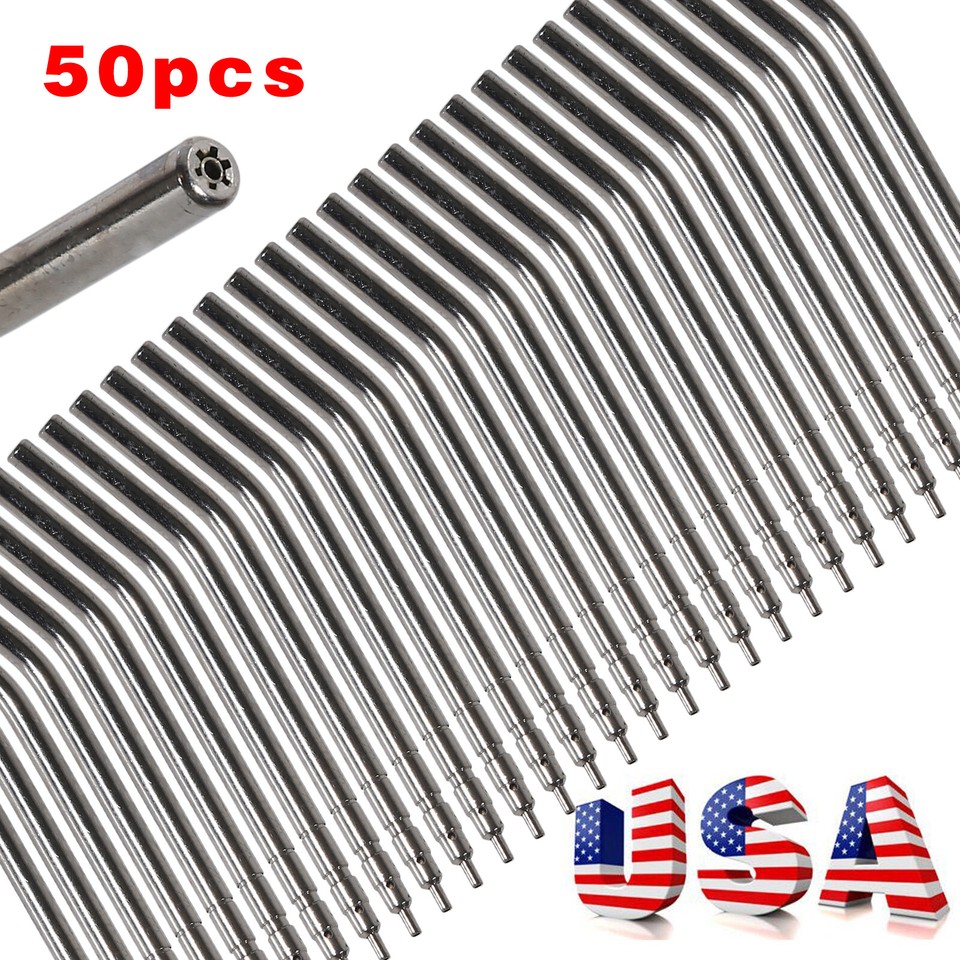 50X Dental Metal Spray Nozzles Tips For 3-Way Air Water Triple Spray ...