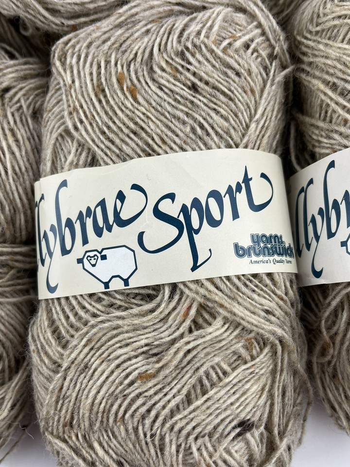 Lot of 10 Ballybrae Yarn Ball Brunswick Unscoured Wool Natural Oil ...