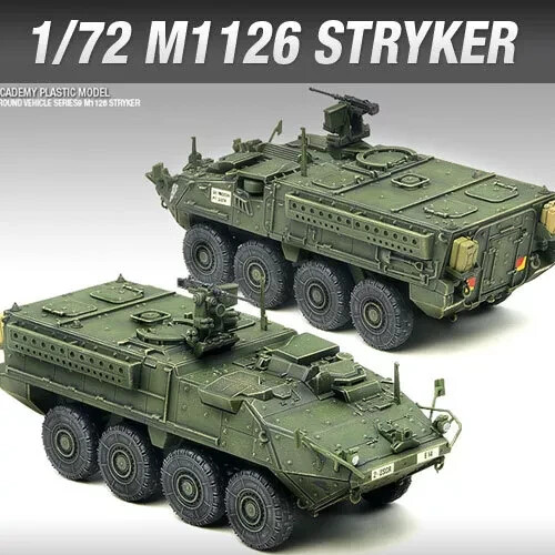 Academy #13411 1/72 M1126 Stryker Plastic Model Kit - Modern U.S ...