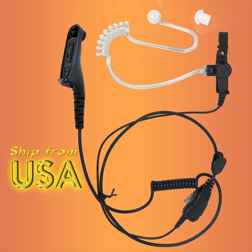 Acoustic Tube PTT Earpiece for Motorola Radios NNTN8459, XPR7550e ...