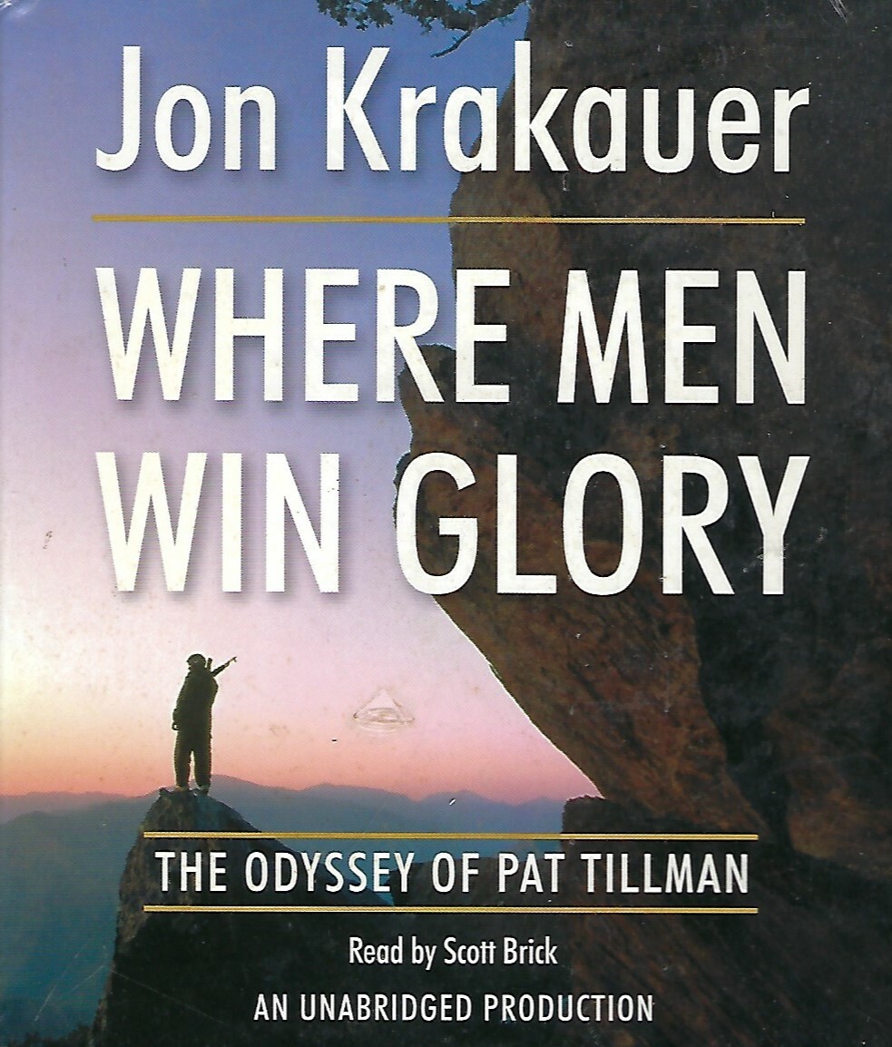 Where Men Win Glory by Jon Krakauer(2009,11 CD,s) Story of Pat Tillman ...