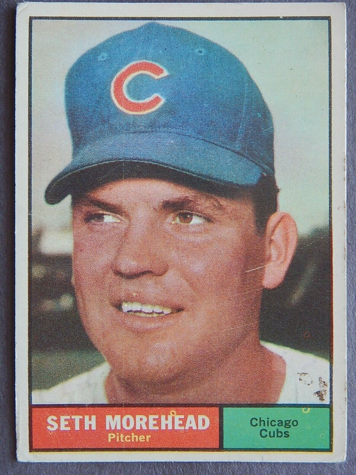Seth Morehead #107 Topps 1961 Baseball Card (Chicago Cubs) G | eBay