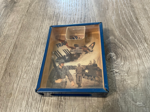 Trap A Sap Handheld Dexterity Game 1940s Tank Airplane Puzzle World War ...