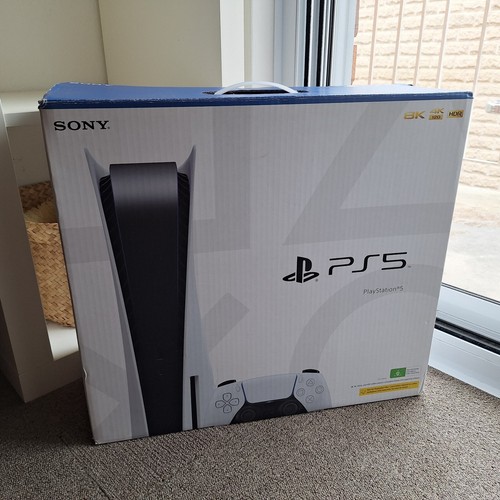 BOX ONLY PS5 Sony Playstation 5 Disc Edition BOX ONLY WITH ALL INSERTS ...