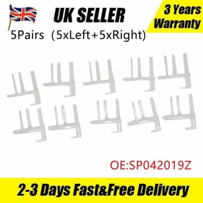 5 x Pairs fits Seitz Dometic Flyscreen / Caravan Window Blind End Clips ...