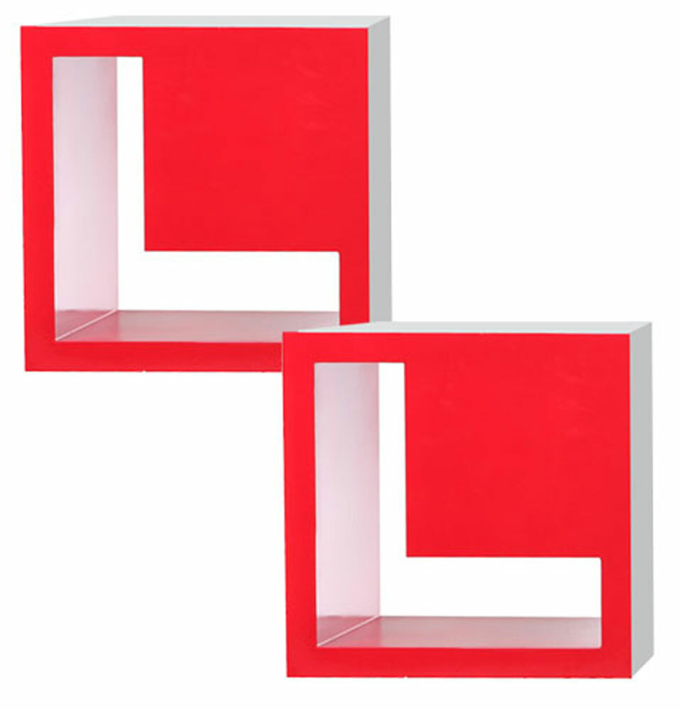 2er Set Wand Regale L Form Fächer Wohn Zimmer Raum Trenner Ablagen ...