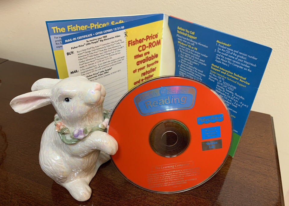 Ready for School Reading Fisher-Price ages 3-6 Win Mac CD Rom | eBay