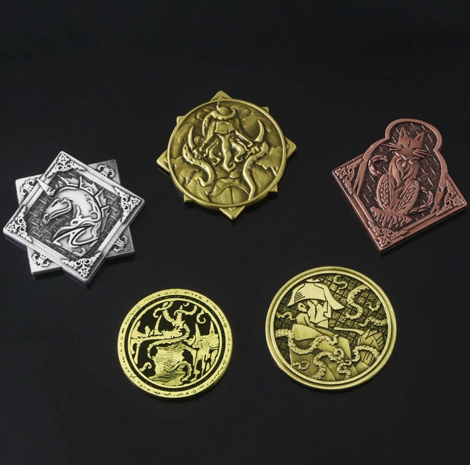 Fantasy Coin | Cthulhu Lovecraft Mythos Necronomicon Horror Demon | Set ...