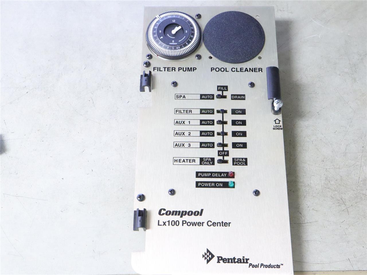 Pentair Compool PC-LX100 11056C Pool/Spa Control Circuit Board w/Bezel ...