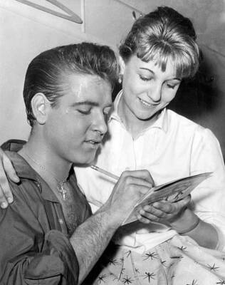 Eddie Cochran, Singer, signs autograph for fan 1960 OLD PHOTO | eBay