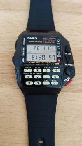 Casio CMD-40 1174 TV Remote/Calculator Watch - Rare illuminating ...