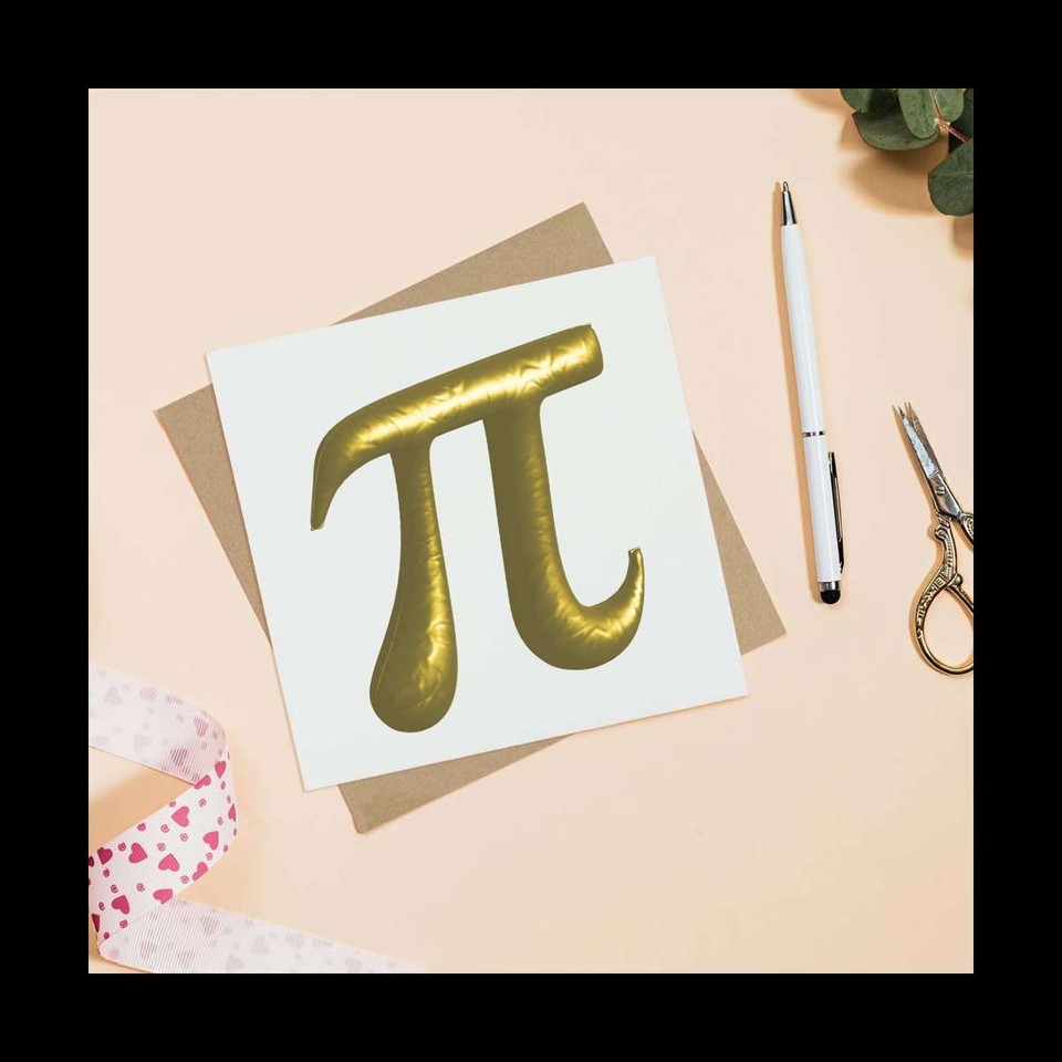 'Pi Symbol' Greeting Cards (GC046770) | eBay UK