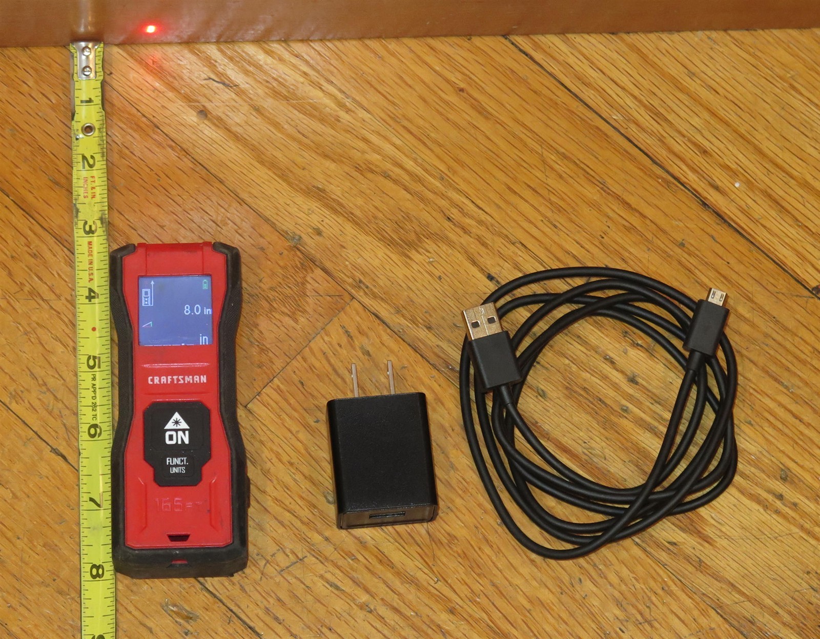 CRAFTSMAN CMHT77639 165' RANGE LASER DISTANCE MEASURER -(EB34) for sale ...