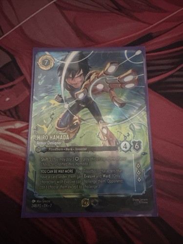 Hiro Hamada Armor Designer 24B/P2 Lorcana Championship | eBay