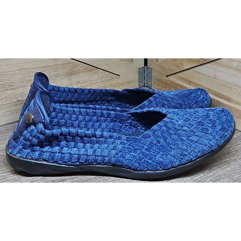 Bernie Mev Catwalk Navy Ballet Flat Shoe Sz 10.5 41 Women #488 | eBay