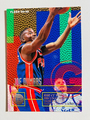 1995 FLEER #50 JOE DUMARS NM-MT NBA BASKETBALL CARD | eBay