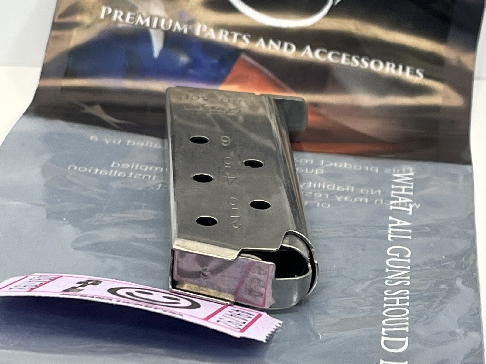 Factory Kimber Micro .380 ACP 6 Round Stainless Steel Magazine ...