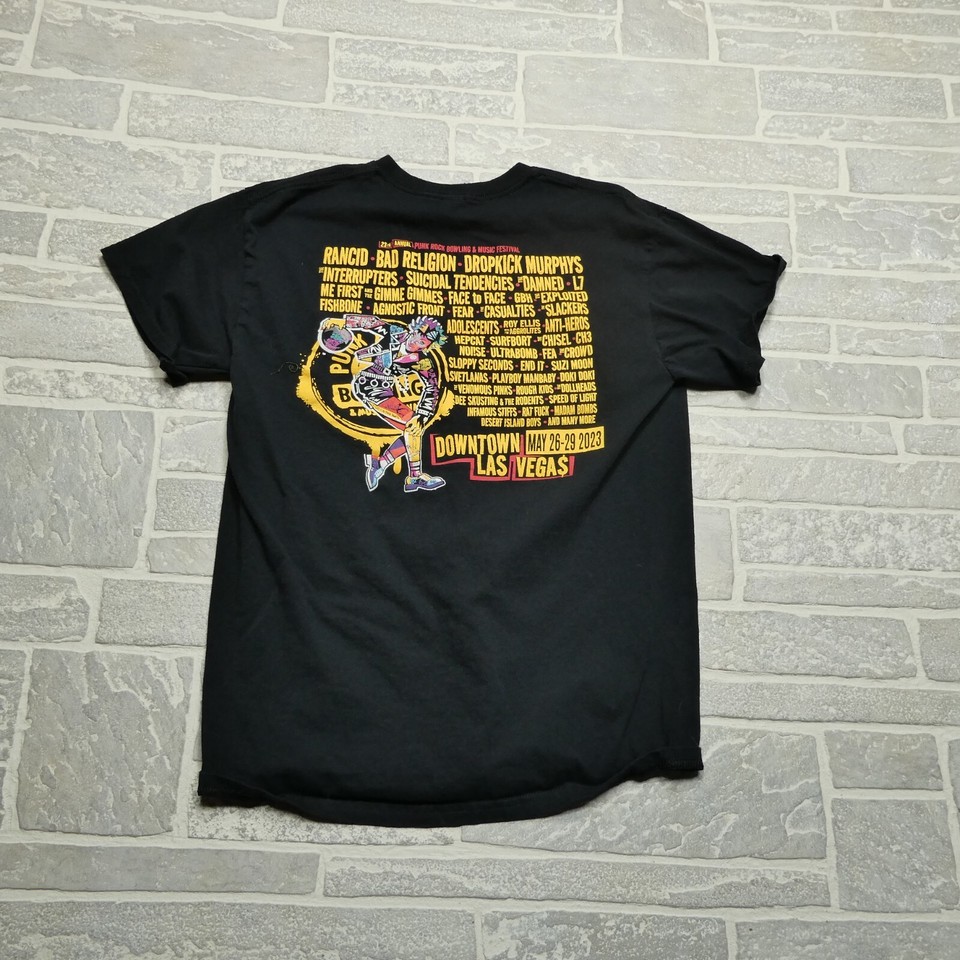 Punk Rock Concert Shirt Womens Medium Rancid Bad Religion Dropkick ...