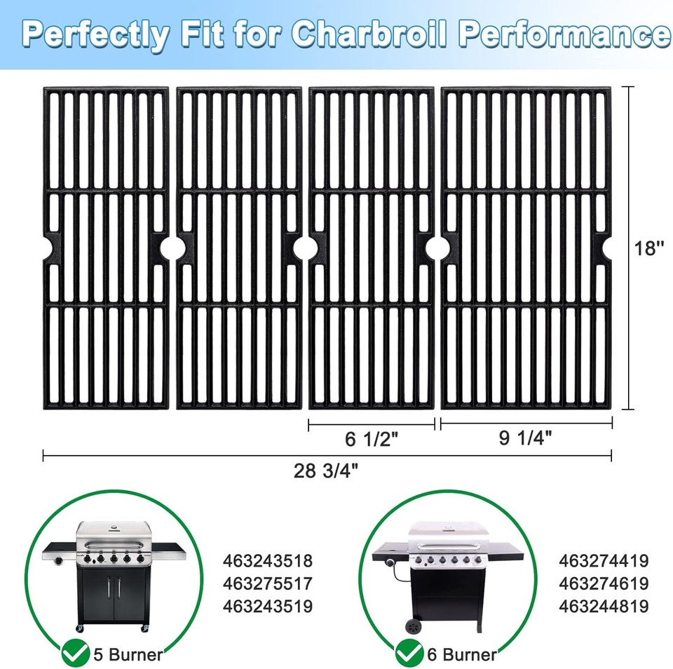 Cooking Grid Grates Grill Parts for Charbroil Performance 463243518 ...