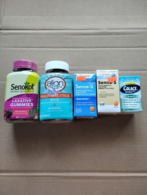 Mixed Lot WOMENS LAXATIVE (Align, Senokot, Senna-S, Colace) --READ BOX ...
