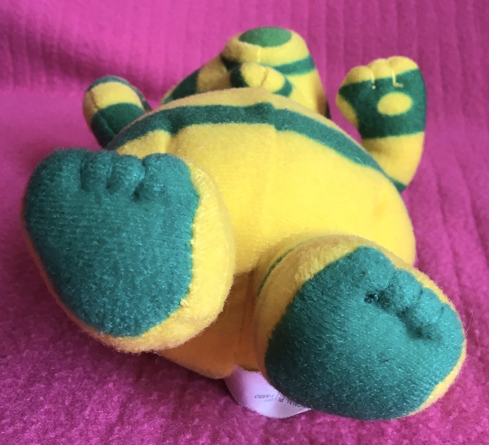 Fisher Price Fimbles Fimbo Yellow Green Soft Plush Toy 6” 2002 Rare ...