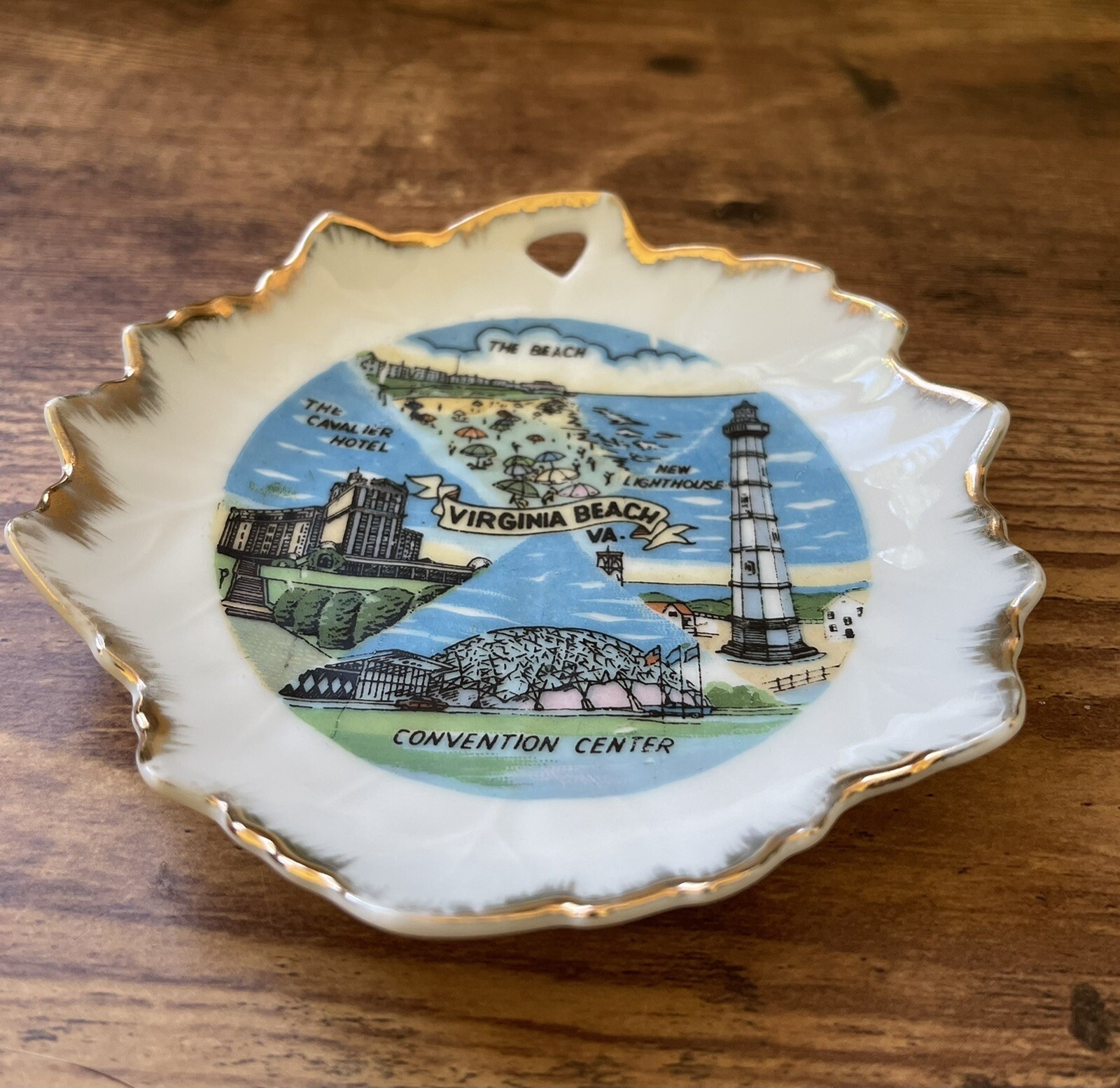 Vintage Virginia Beach Virginia Memorabilia Plate | eBay