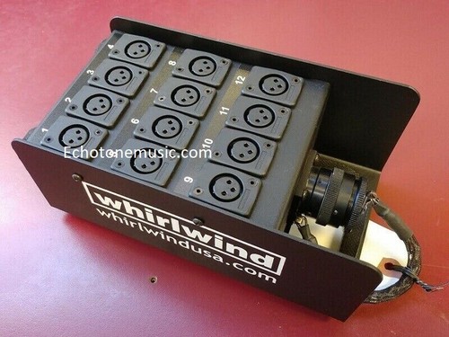 Whirlwind Original B120NRW1CM 12 channel Snake Box W1CM to 12XLRF ...