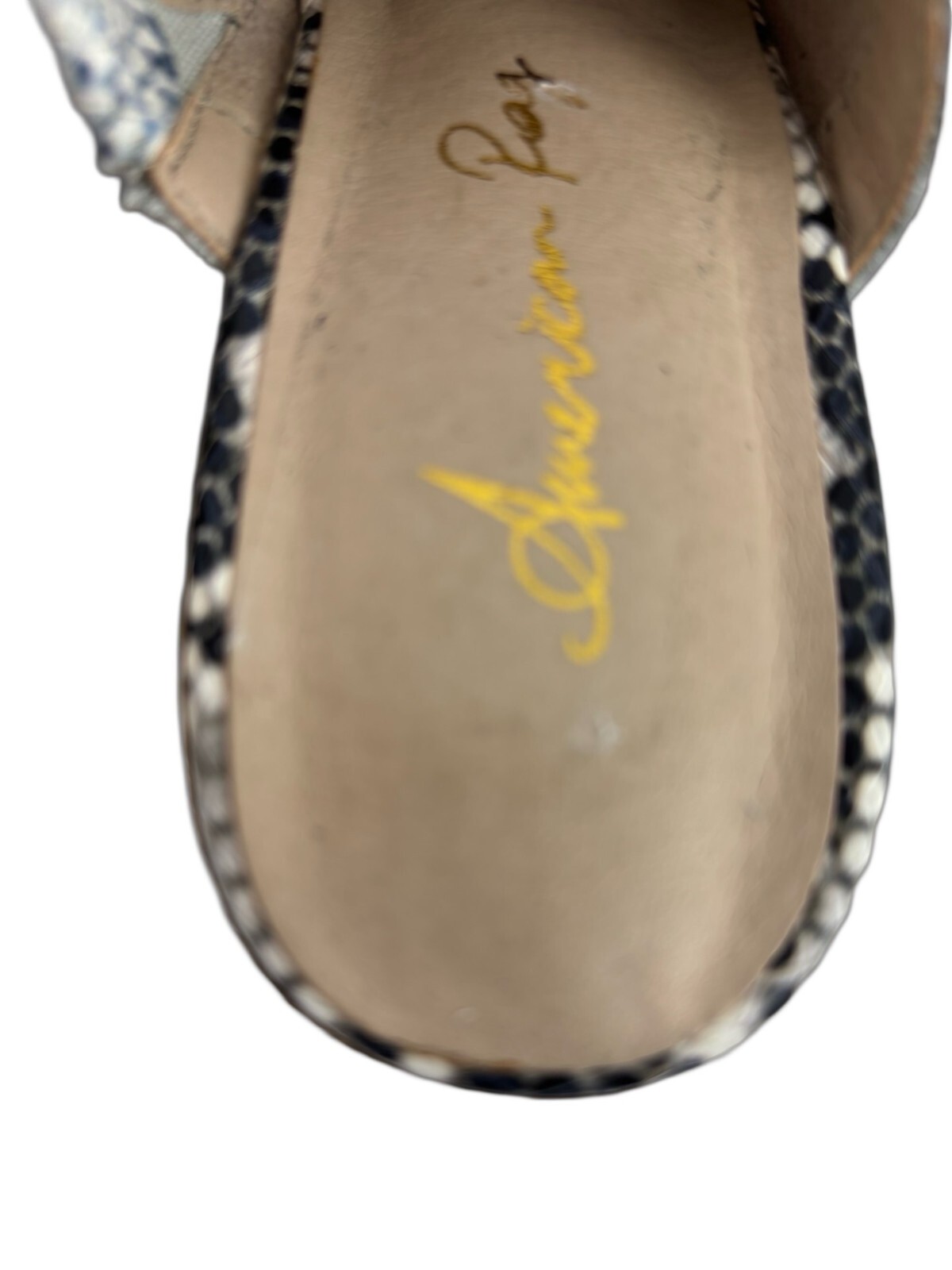 American Rag Heidi Mules Womens 5 Closed Toe Snake Print New Other | eBay