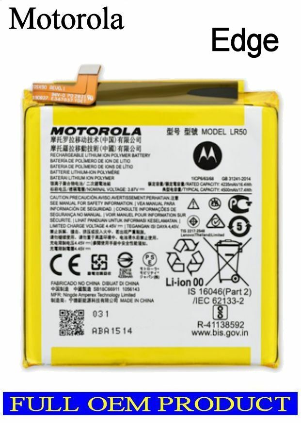 MOTOROLA LR50 Battery For Moto Edge XT2063 4500mAh for sale online | eBay