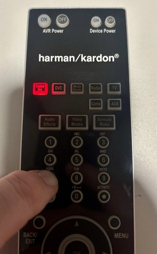OEM Genuine Harman/Kardon AVR 254 US Remote Control Tested & Clean | eBay
